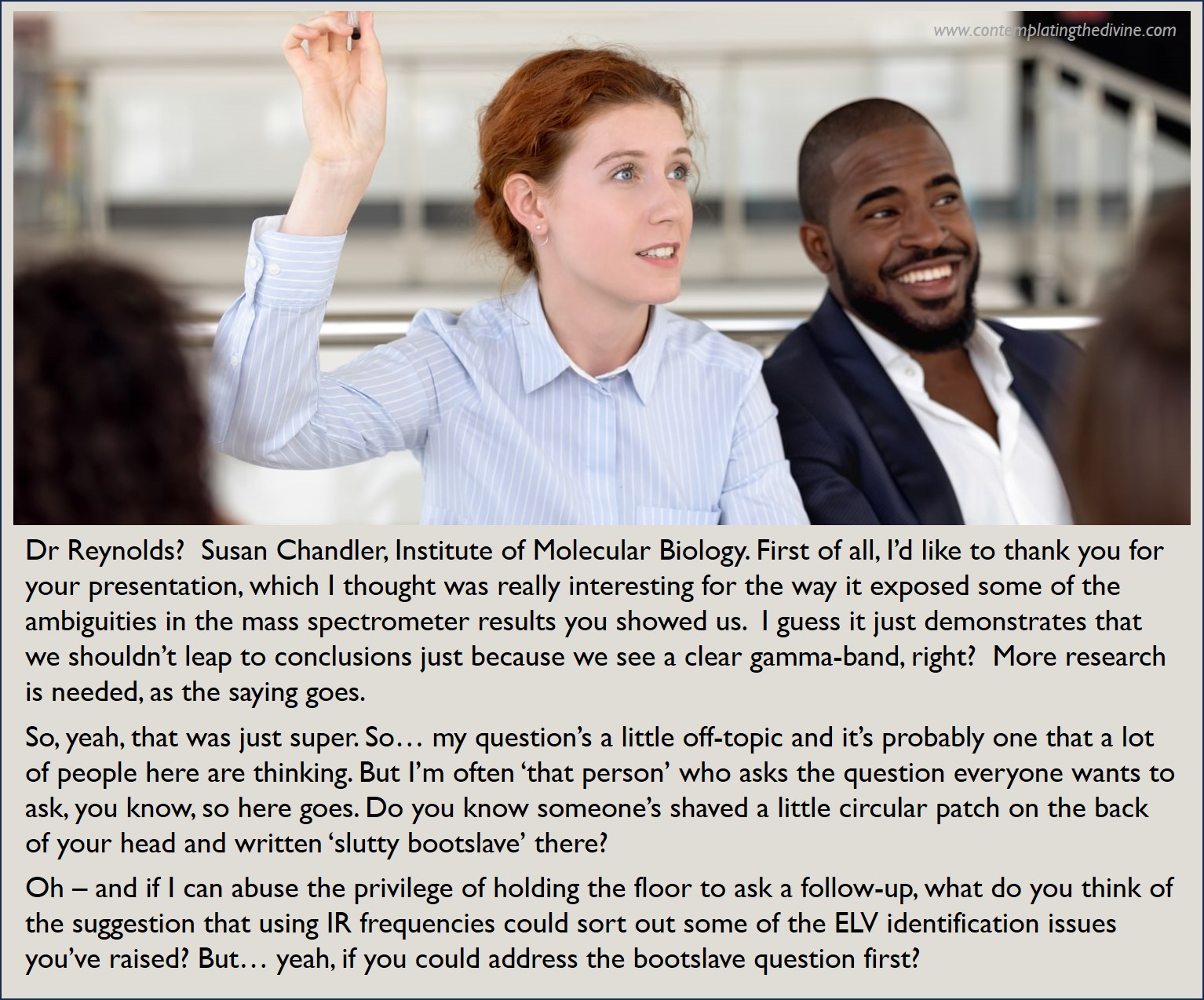 Owning him – Contemplating the divine