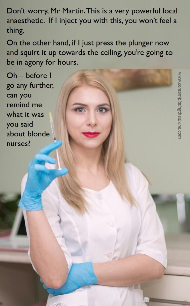 Nurse Contemplating The Divine