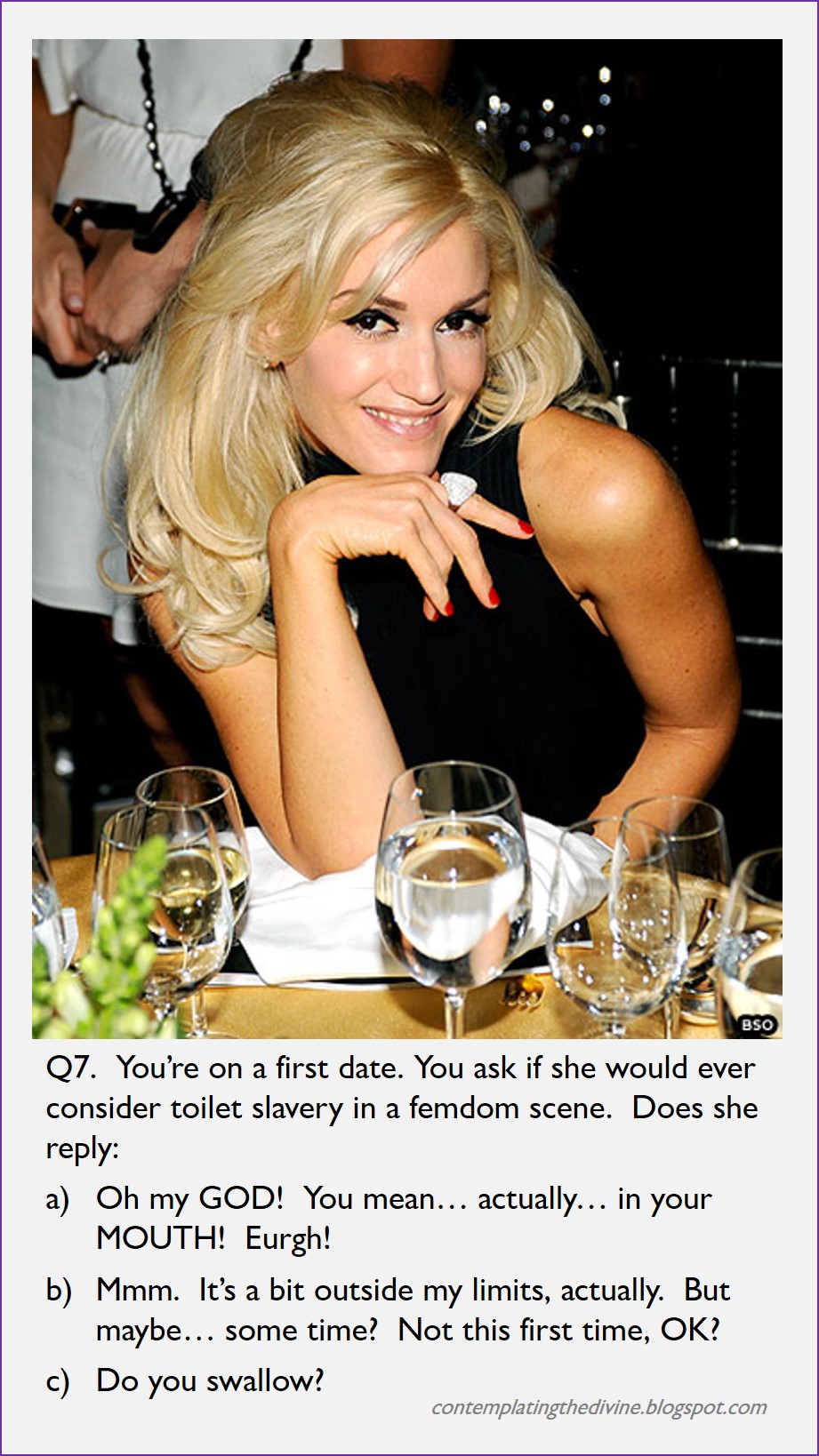 caption – Contemplating the divine