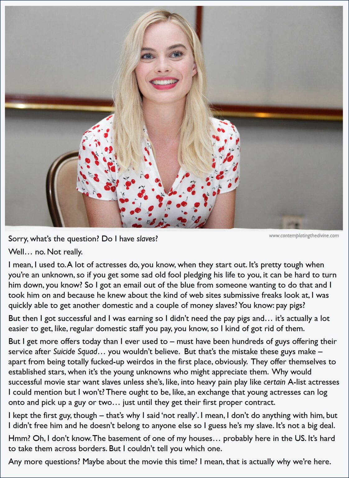 dominant wife – Contemplating the divine